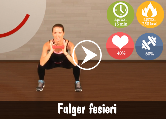 Antrenament fulger pentru fesieri - Sala Online GymSport